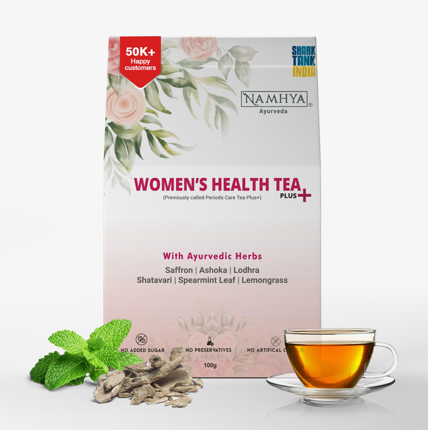 Namhya Women's Health Tea Plus With Natural Ayurvedic Herbs (100 Gram ...