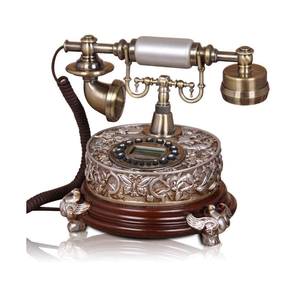 Buy QPLKKMOI Rotary Dial Telephone Retro Old Fashioned Landline Phones ...