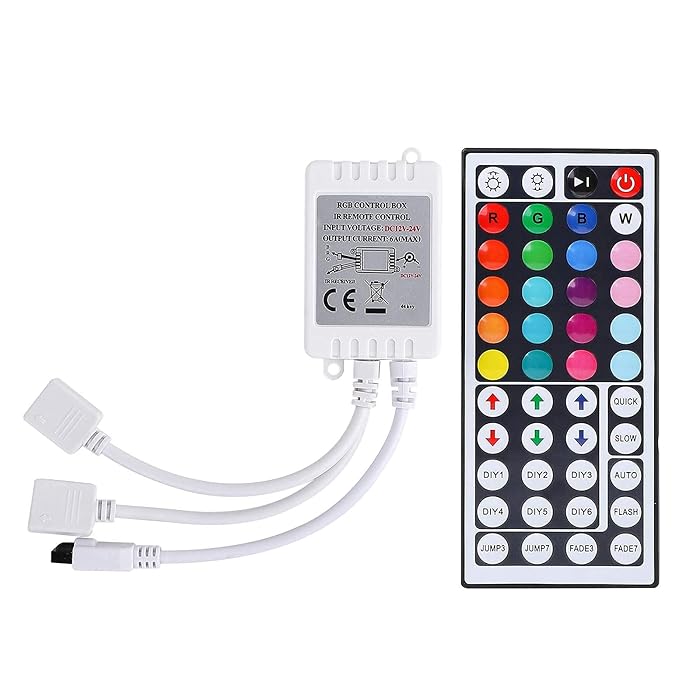 Buy SUPERNIGHT RGB LED Strip Controller, 2-Ports RGB Controller Box ...
