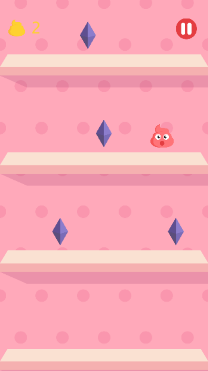 Pinky Poopie Jump - Help Pink Poop Emoji Overcome Floors: Toilet Time ...