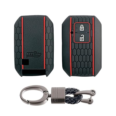 KEYCARE Silicone Key Cover and keychain Compatible for Glanza, Urban ...