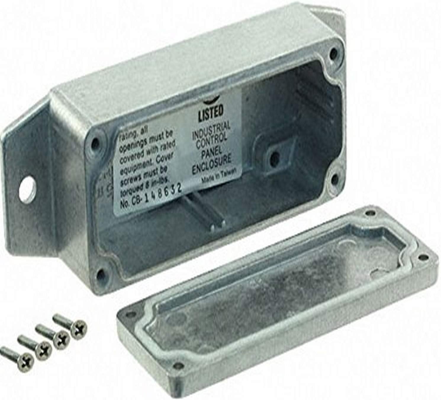 BUD Industries CU-3011-A Electronics Minibox– Aluminum Electric Supply ...