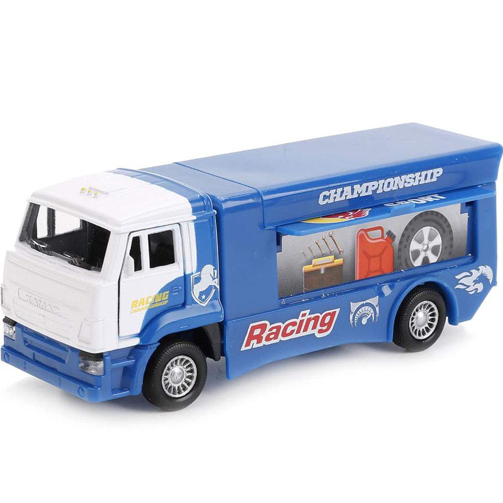 Amazon.com: 1:64 Scale Diecast Metal Model Rally Truck Kamaz Master ...