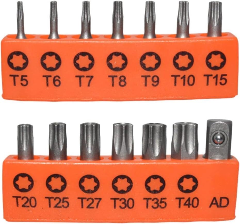 Amazon.com: ETomey Screwdriver Bit Set， 14pcs Set 25mm Torx Screwdriver ...