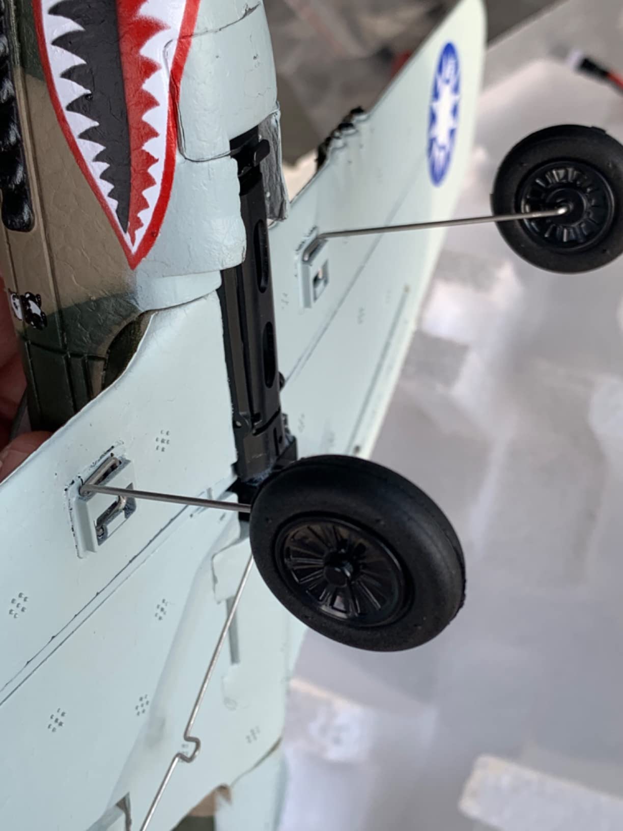 $24/mo - Finance LEAMBE RC Plane 4 Channel Remote Control Airplane - Ready to Fly P-40 Warhawk ...