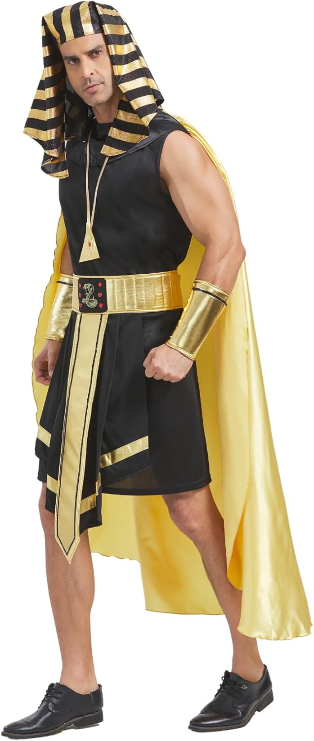 Egyptian Costume Men 6pcs Mens All Powerful Pharaoh Philippines | Ubuy