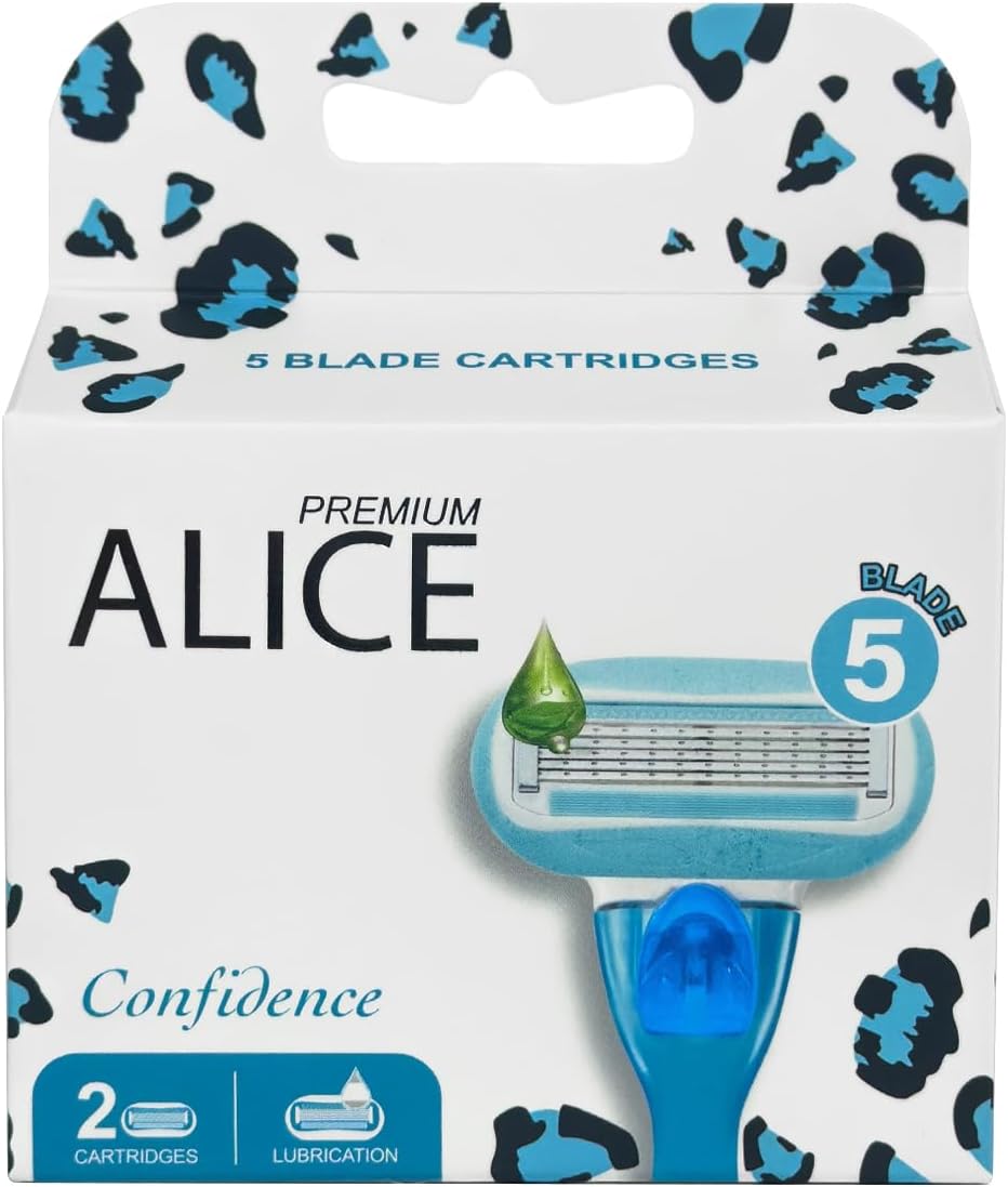 Alice - 5 Blade Cartridges, Set Of 2 Cartridges, Lubrication, From ...