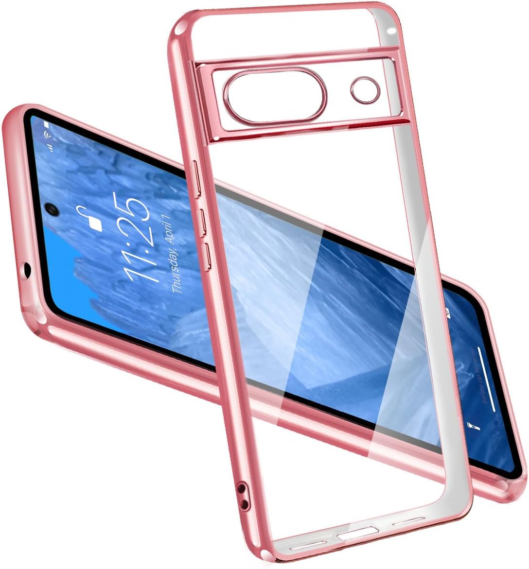 Amazon.co.jp: Google Pixel 8a ケース クリア ピクセル8a スマホケース 透明 ソフト tpu Pixel8a カバー 薄型 背面クリア ピンク ストラップホール ...