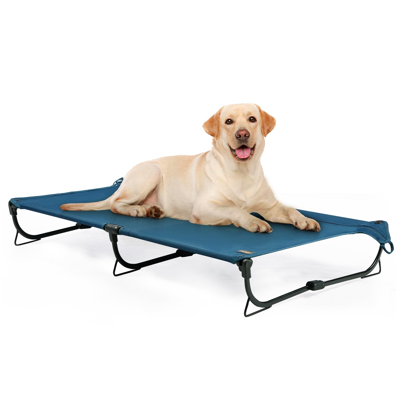 CANINE CANYON Elevated Large Dog Bed, Cooling Portable Raised Dog Bed ...