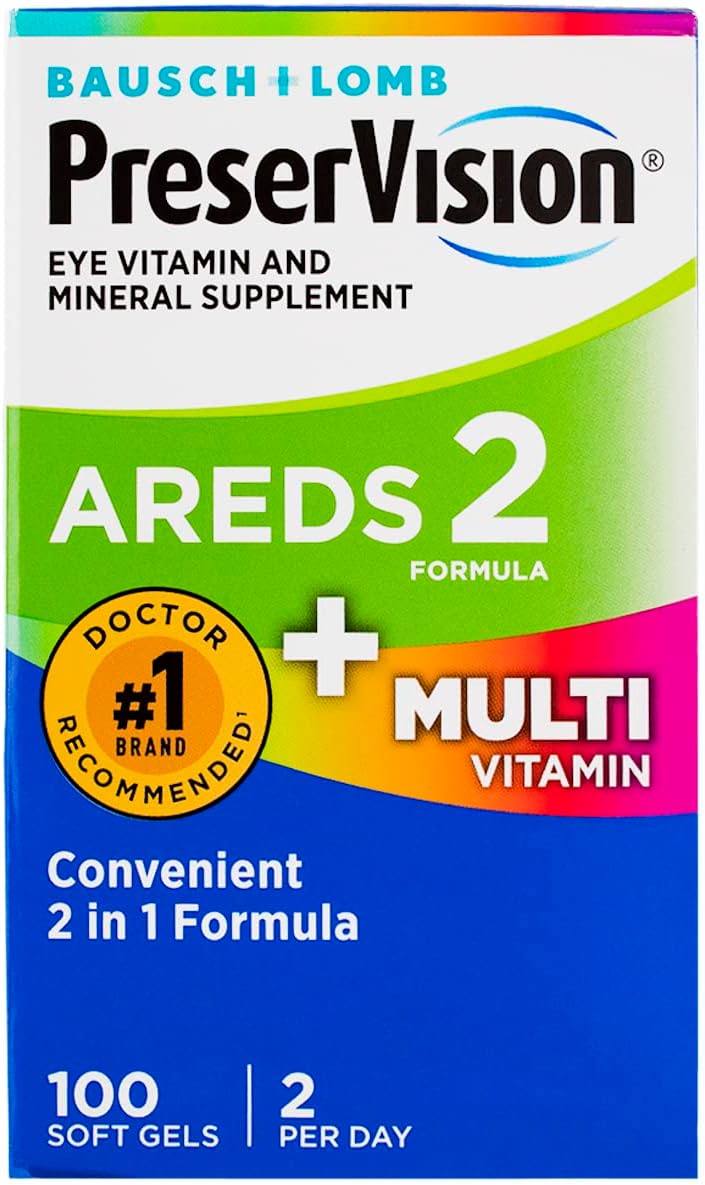 Amazon.com: PreserVision AREDS 2 Eye Vitamin & Mineral Supplement 210 ...