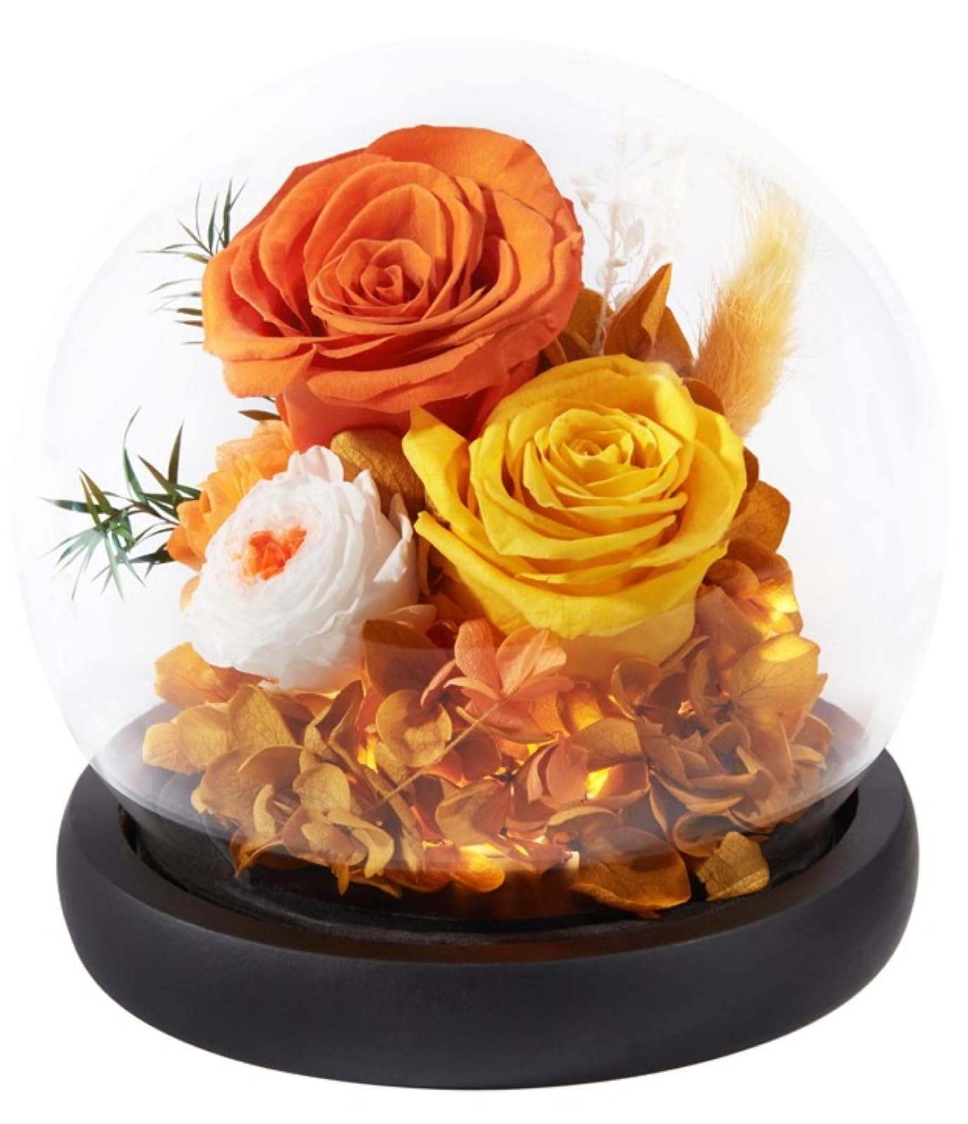 Flowers In A Glass Globe Amazon.com: Flomoon Forever Flowers In Glass