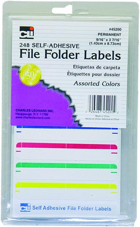 Amazon.com : Avery File Folder Labels on 4" x 6" Sheets, Easy Peel ...