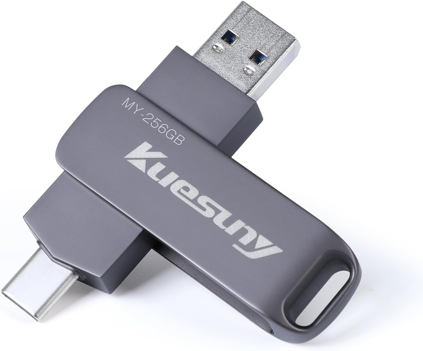 Amazon.com: Kuesuny USB C Flash Drive 256GB (USB+Type C), External SSD ...