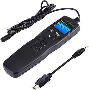 Amazon.com : RST-7006 LCD Screen Time Lapse Intervalometer Shutter Release Digital Timer Remote ...