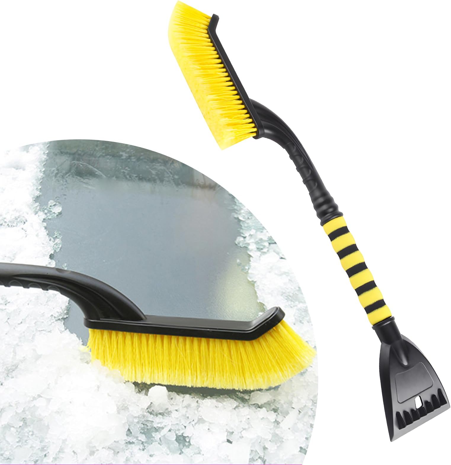 Amazon.com: YEECOPON 25" Snow Brush & Ice Scraper for Car Windshield ...