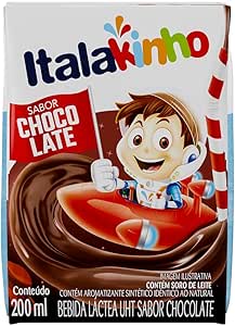 BEBIDA LÁCTEA UHT CHOCOLATE ITALAKINHO 200ML | Amazon.com.br