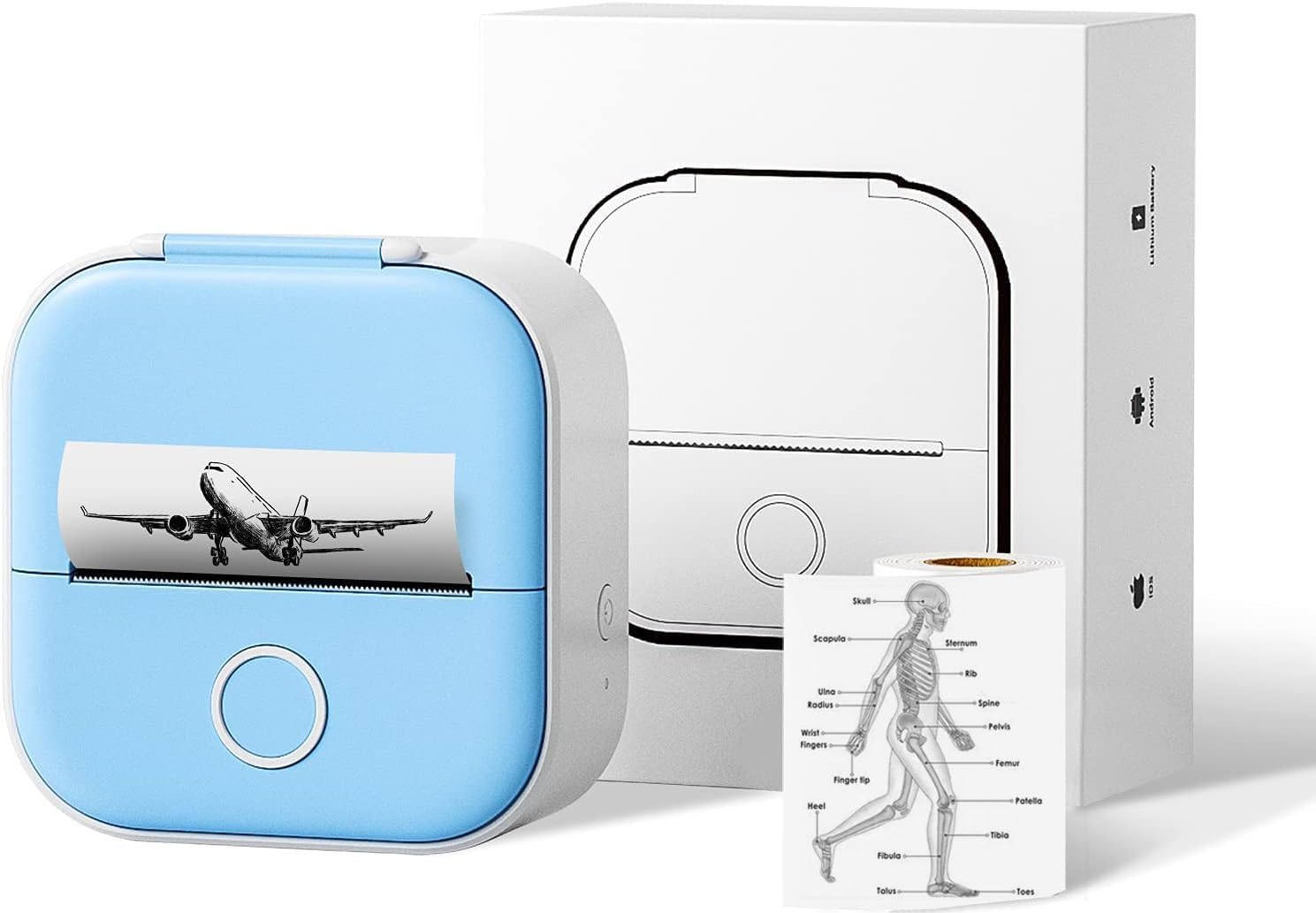 Phomemo Mini Drucker, T02 Fotodrucker für Smartphone,Handy Sticker ...