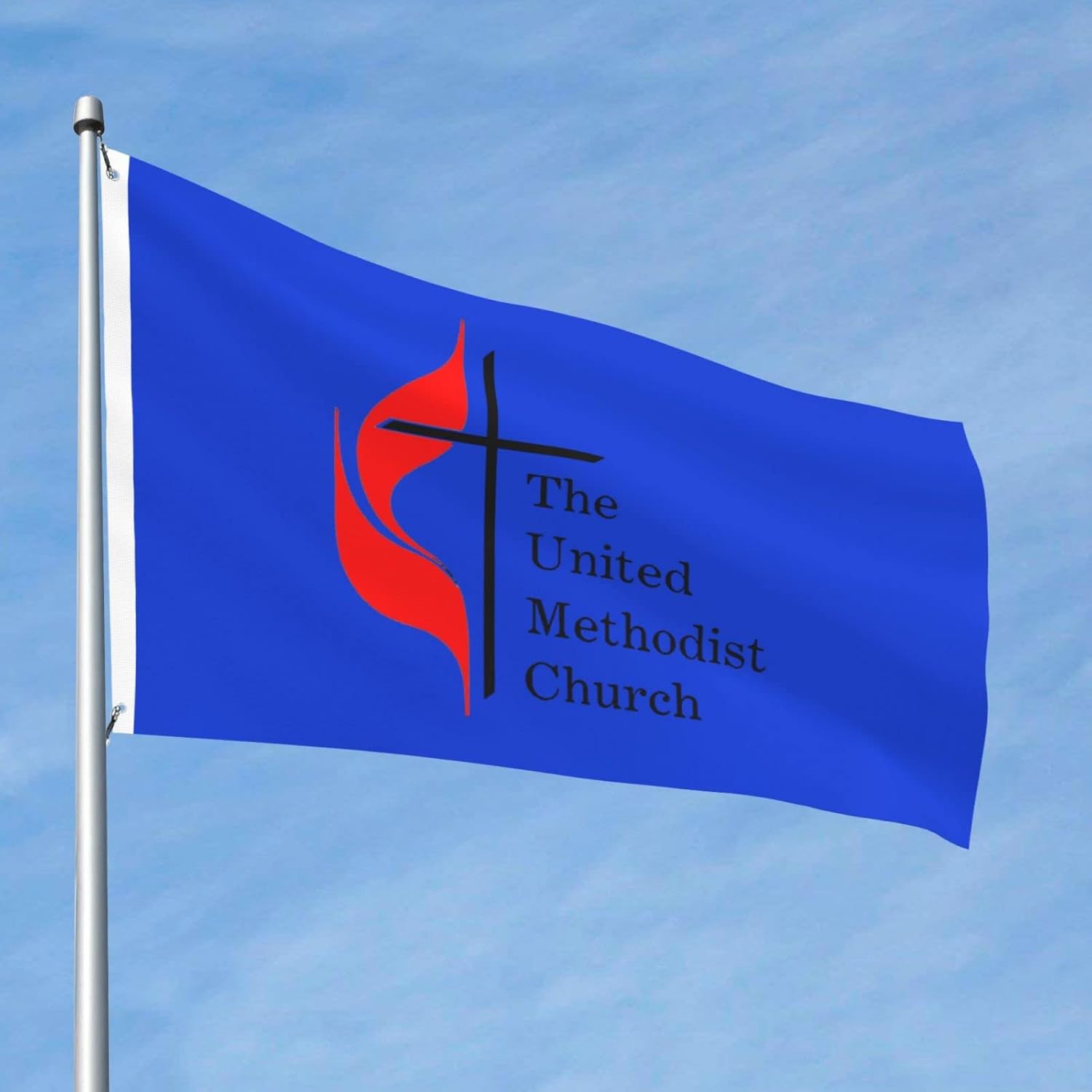 Amazon.com : United Methodist Church Home Premium 2x3FT Flag - Durable ...