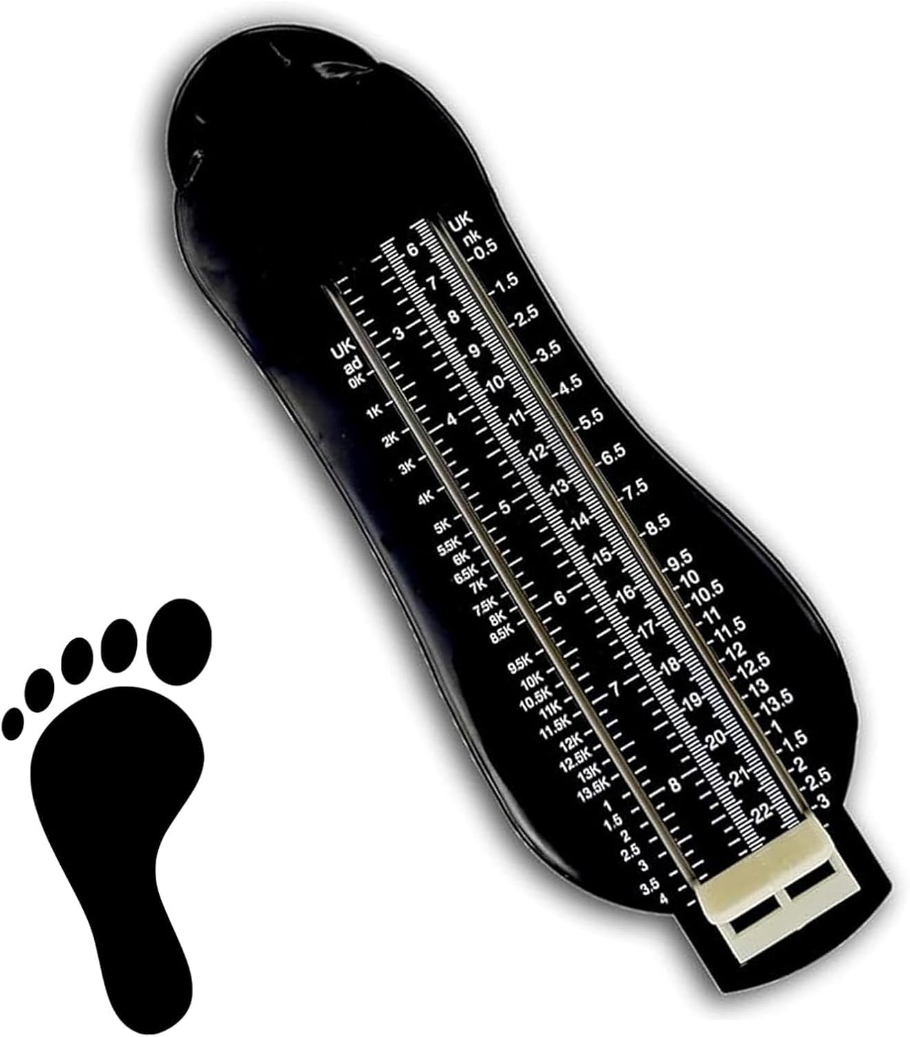 LPXVNJ Shoe Size Measure UK, Foot Measure UK, Uk Size 5.5-23cm Shoe ...