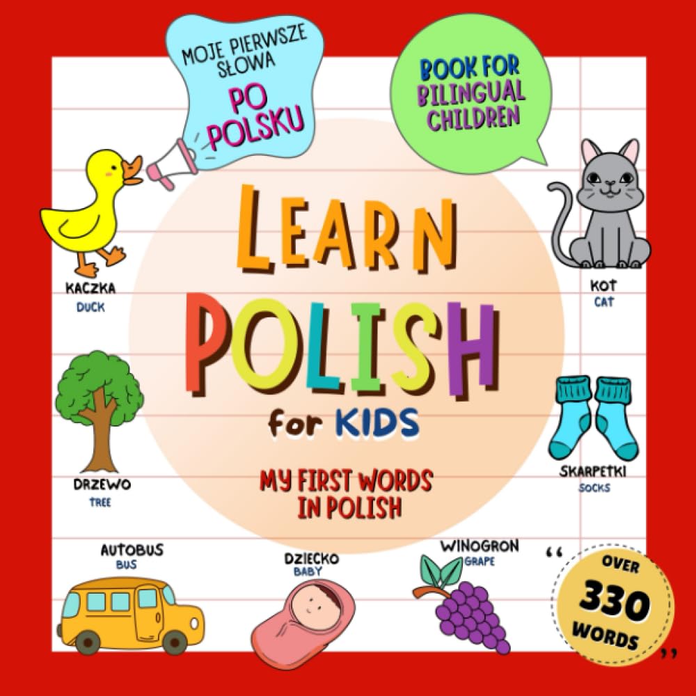 Learn Polish for Kids/ My First Words In Polish/ Moje pierwsze słowa po ...