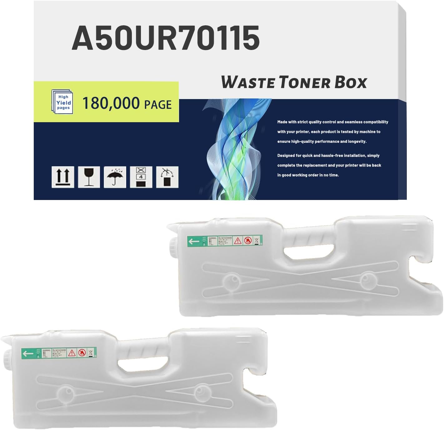 Amazon.com: A50UR70115 Waste Toner Container, Replacement Compatible ...