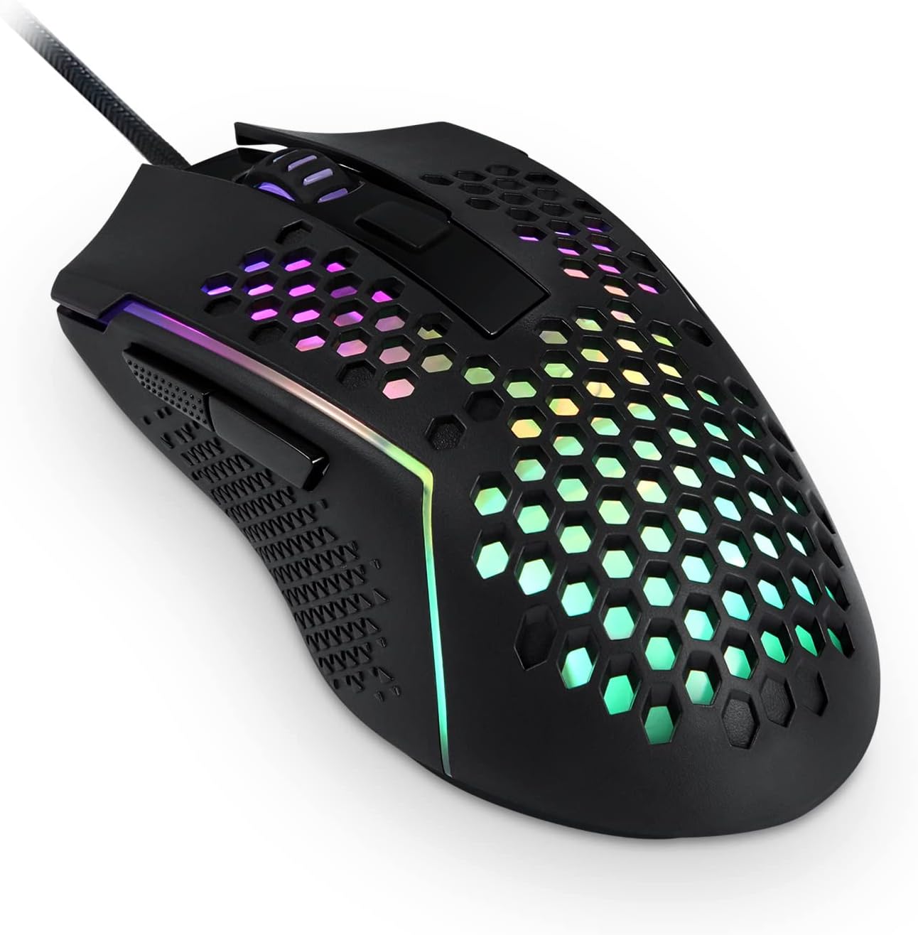 Amazon.com: Zelotes Computer Game Mouse, LED Optical 3200 DPI 7 Button ...