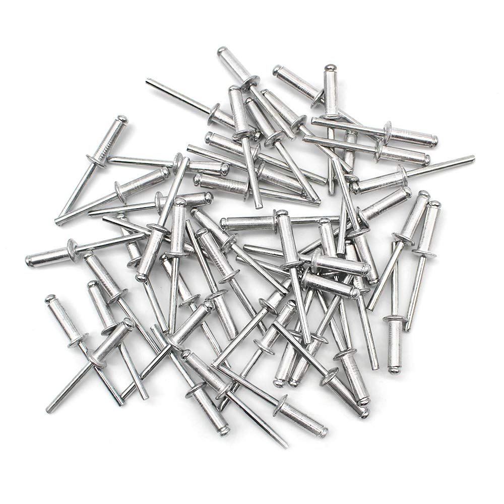 Dylan-EU 40 pcs Dome Blind Pop Rivet Peel Back Rivets 4.8 mm x 18 mm ...