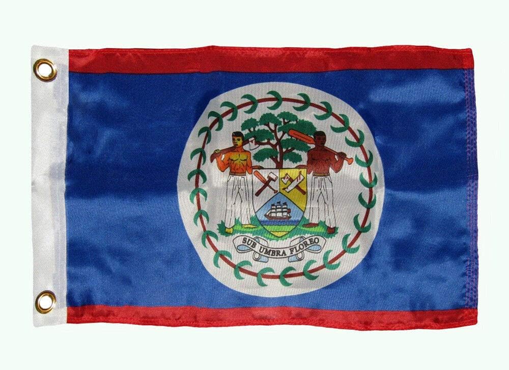 Amazon.com : ANLEY Fly Breeze 3x5 Foot Belize Flag - Vivid Color and ...