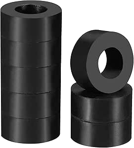 PATIKIL Multi Purpose Rubber Spacer, 8 Pcs 0.8"OD 0.4"ID 0.3"Thick ...