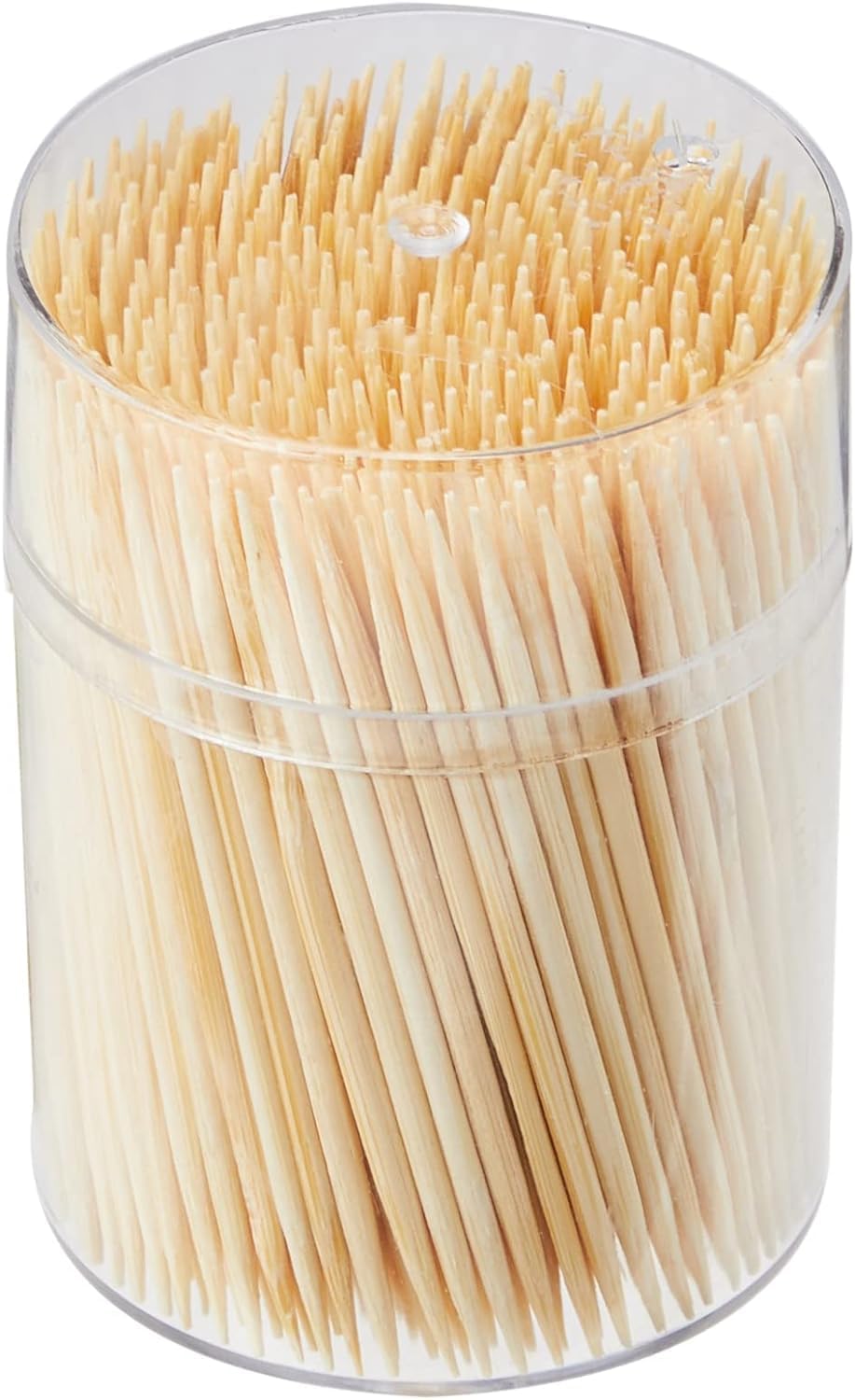 400 x Large 6.5cm Round Bamboo Cocktail Sticks, Wooden Toothpicks in ...