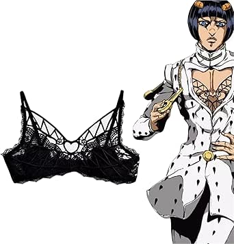 Bruno Buccellati Lace Bra JoJo Golden Wind Bizarre Adventure Black ...