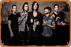 Amazon.com: Sleeping with Sirens Pop Punk Poster Poster Retro Tin Sign ...