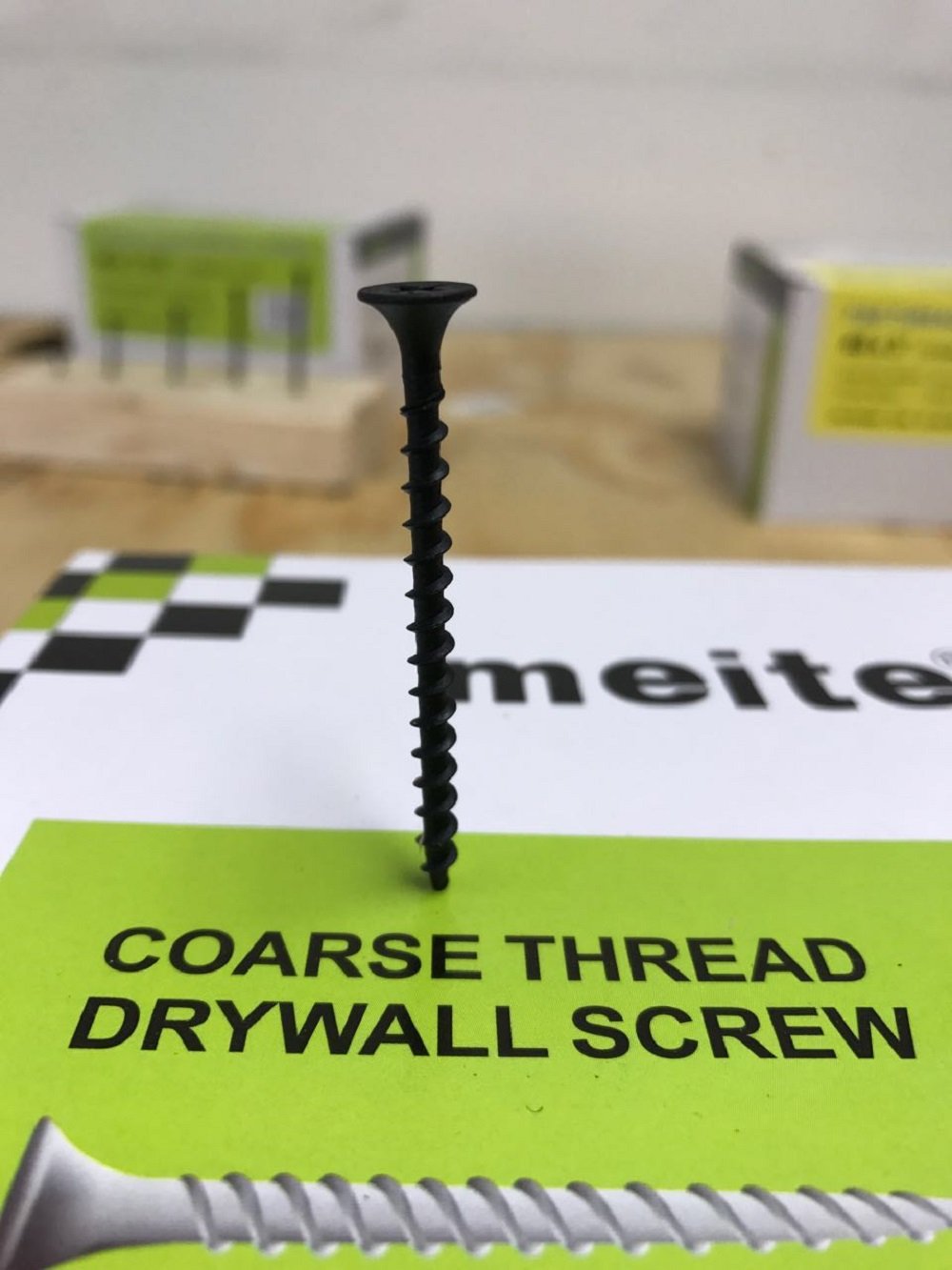 2.5 Inch Wood Screws Meite #6 Fine Thread Drywall Screw By 1-5/8-Inch ...
