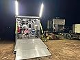 Amazon.com: Racing Trailer Pit Lights – Dual 10 Foot Pole 20,000 Lumens ...