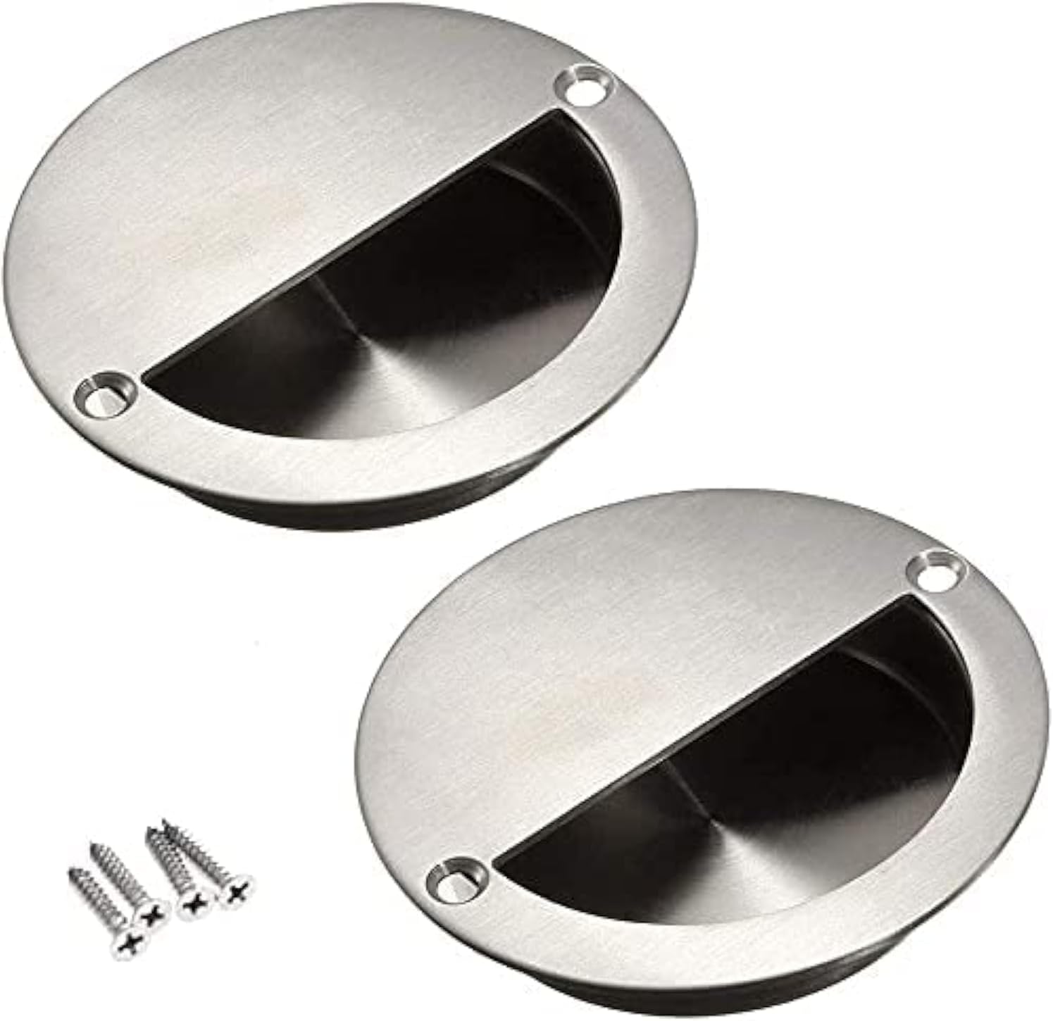 Bestgle 2Pcs Hidden Concealed Recessed Sliding Door Pull Handles ...