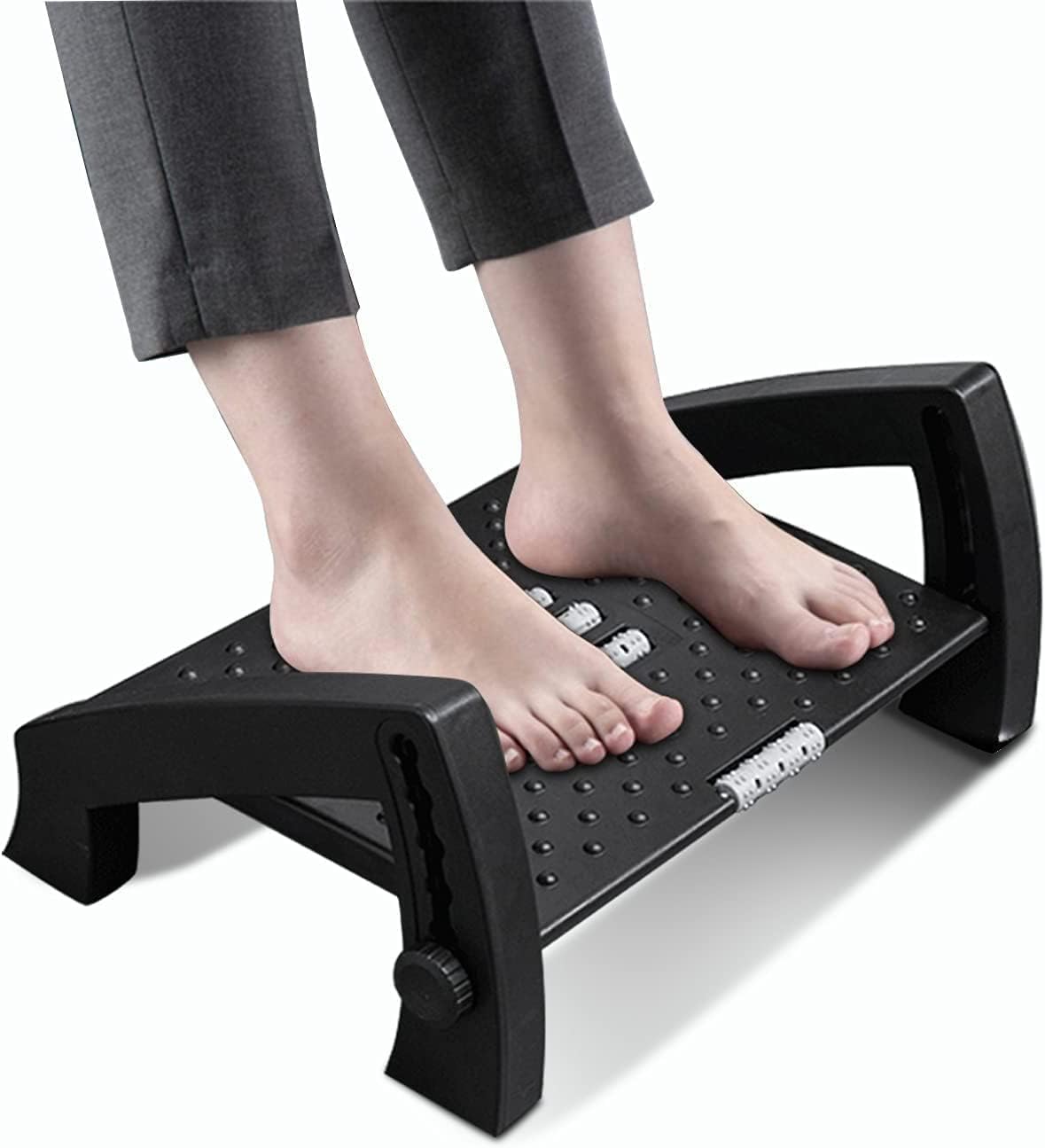 Foot Rest, Office Foot Rest for Under Desk at Work with Massage Surface ...
