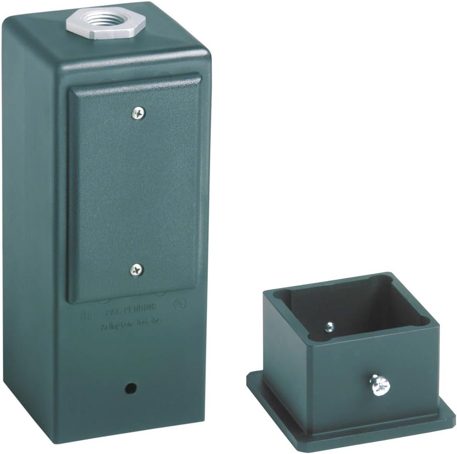 Arlington Industries GPD9G Gard-N-Post Outdoor Deck-Mount Light Post ...