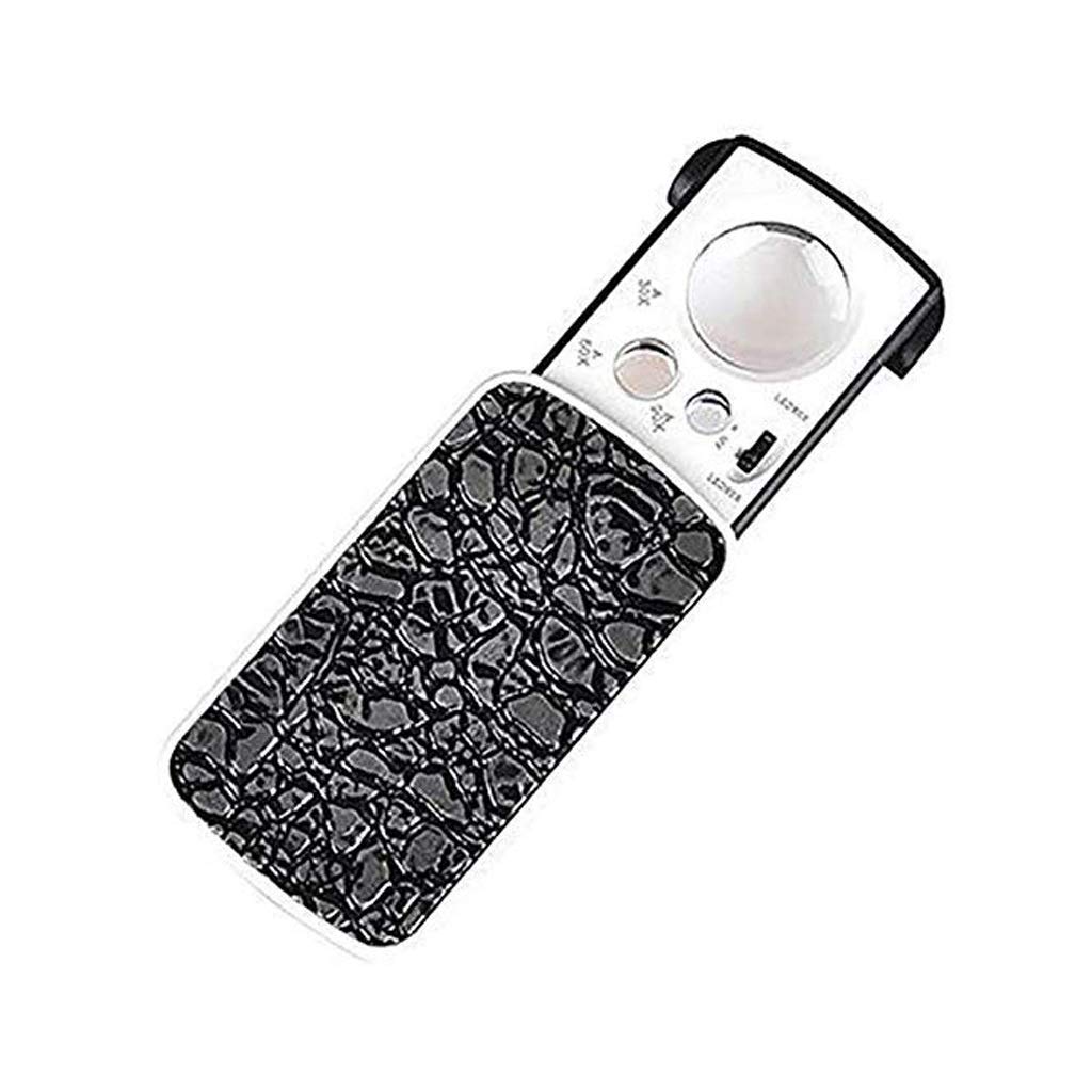 Buy Holding Magnifying Glass,Slide Out Pocket Magnifying Glass 30X 60X ...