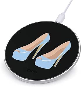 Amazon.com: High Heel Cute Charger Pad 10W Max Fast Charging Mat Round ...