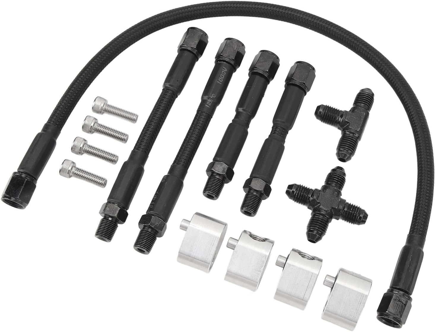 Steam Port Crossover Hose Kits, Coolant Crossover Hose Kit Stainless ...