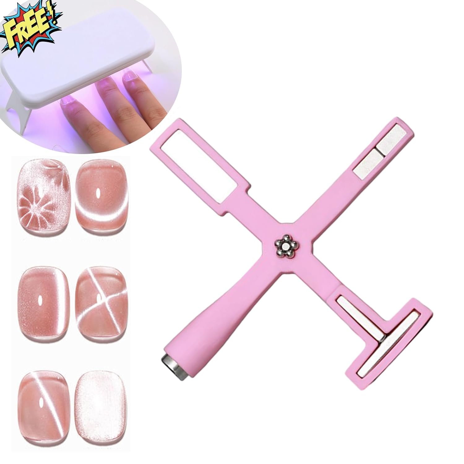 Amazon.com : 5 in 1 Nail Magnets for CatEye Gel Polish Tools, Cateye ...
