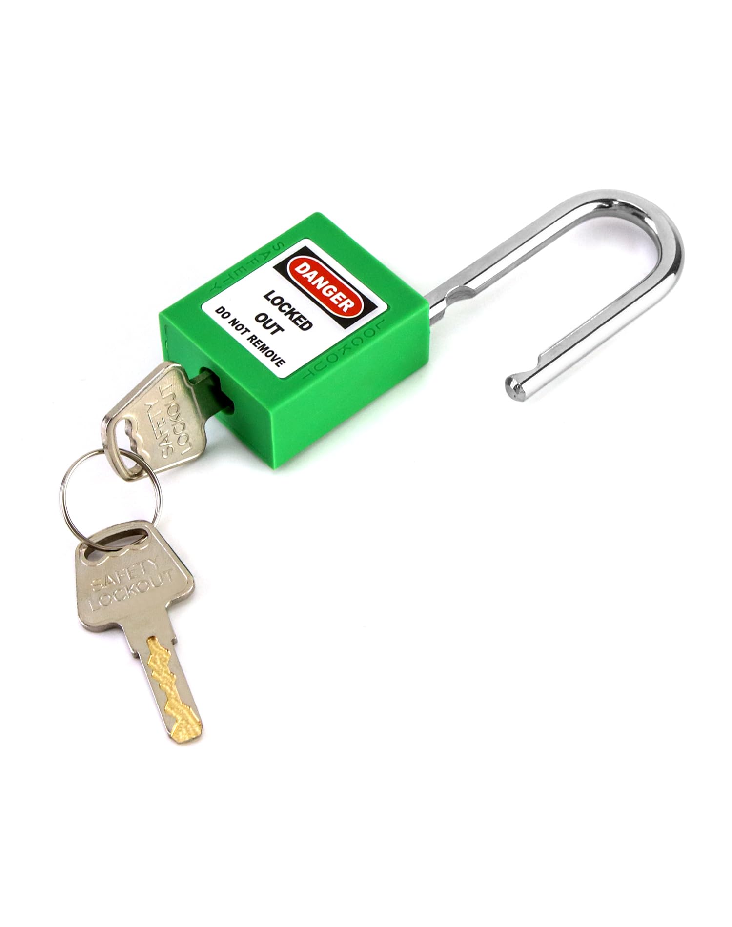 Snapklik.com : QWORK Lockout Tagout Locks, Safety Padlock, 10 Green ...