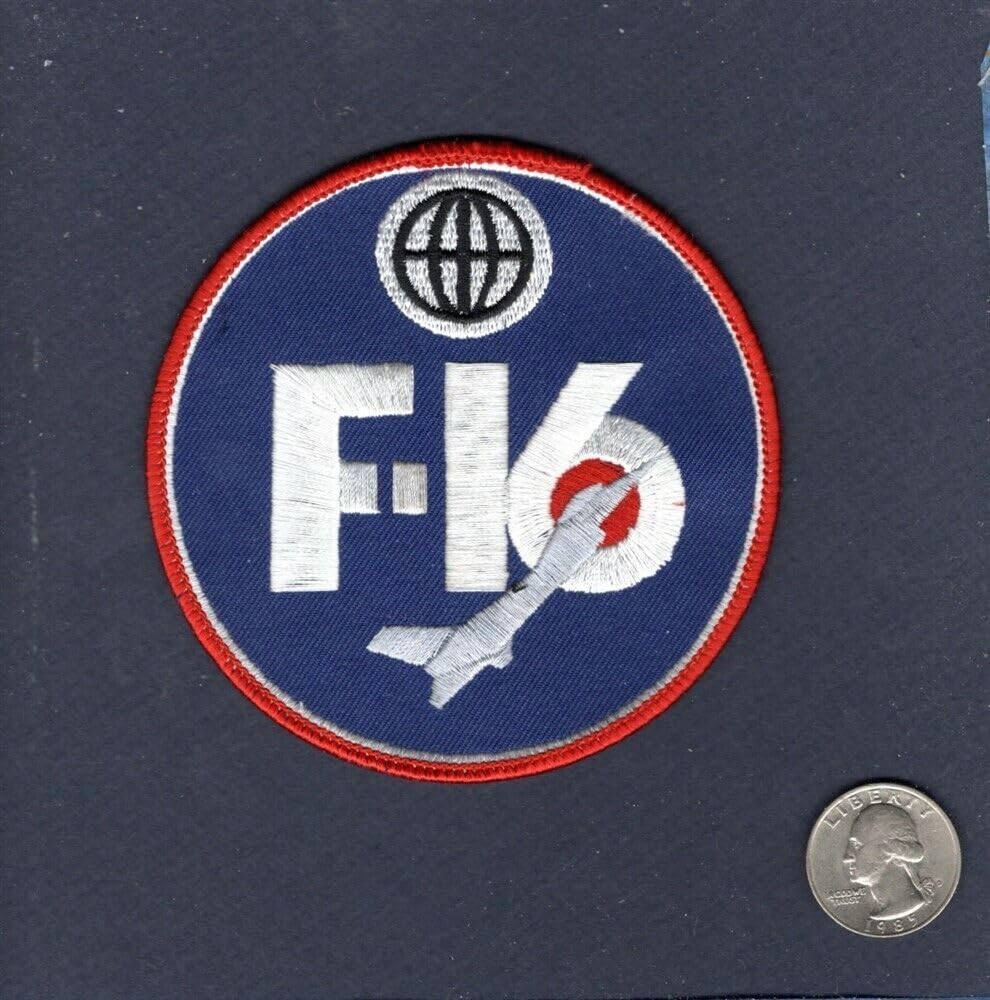 Amazon.com: F-16 Fighting Falcon USAF ANG Foreign 4 Squadron Patch ...
