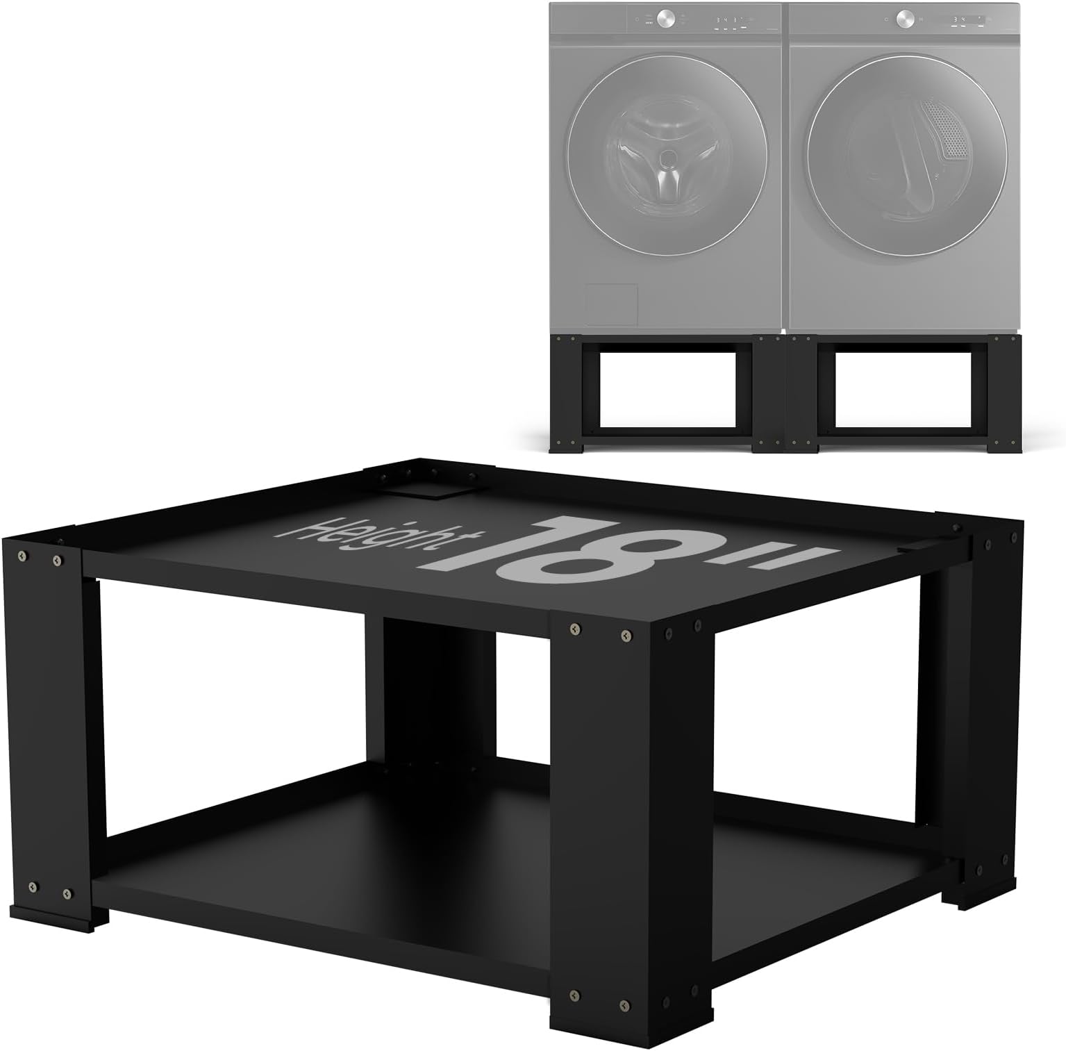 Amazon.com: Laundry Pedestal for Washer and Dryer 18" Height - Fit 27 ...