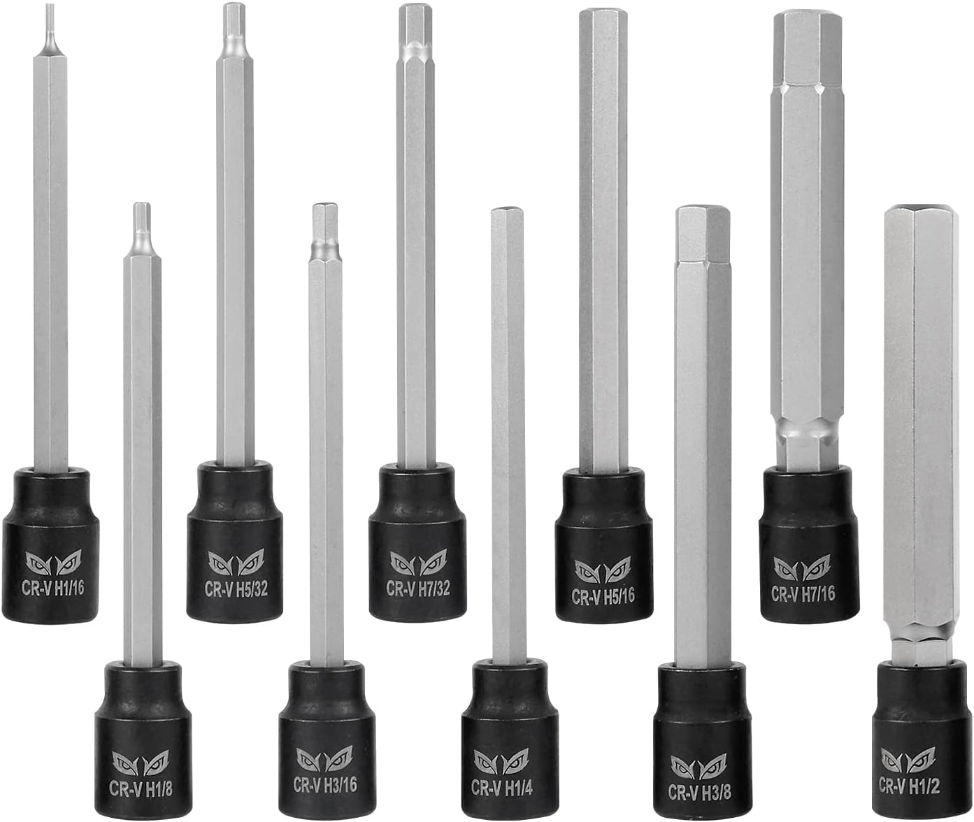 US PRO 8PC 3/8"Dr Long Hex Bits Socket Set 160mm B1495 : Amazon.co.uk ...