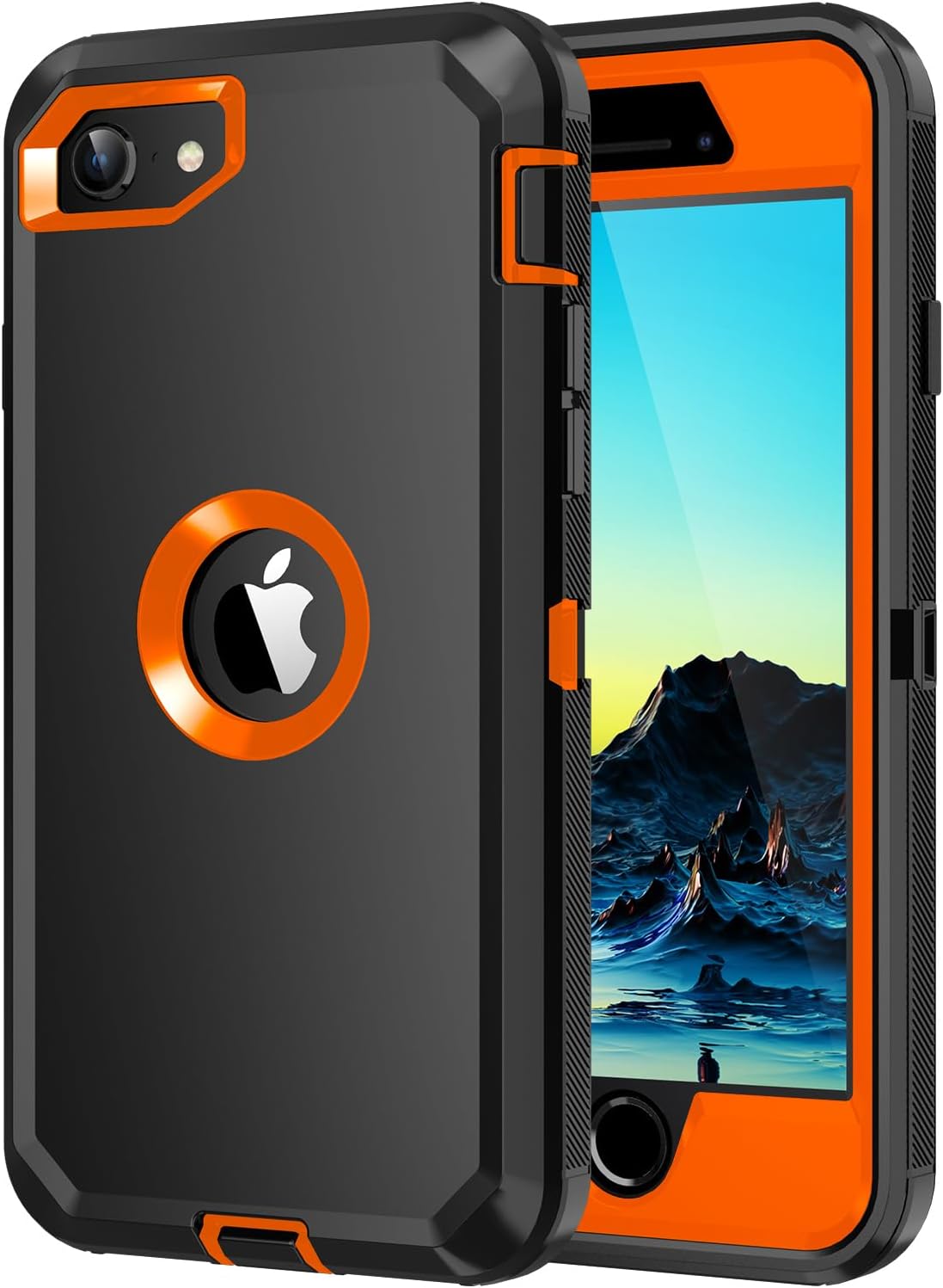 Amazon.com: Mieziba for iPhone SE 2022/2020 Case,[Built in Screen ...