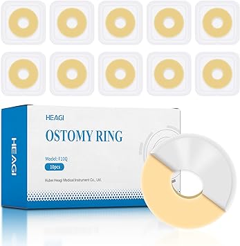 Heagimed 10 anillos de ostomía moldeables de 2 mm, anillos de barrera ...