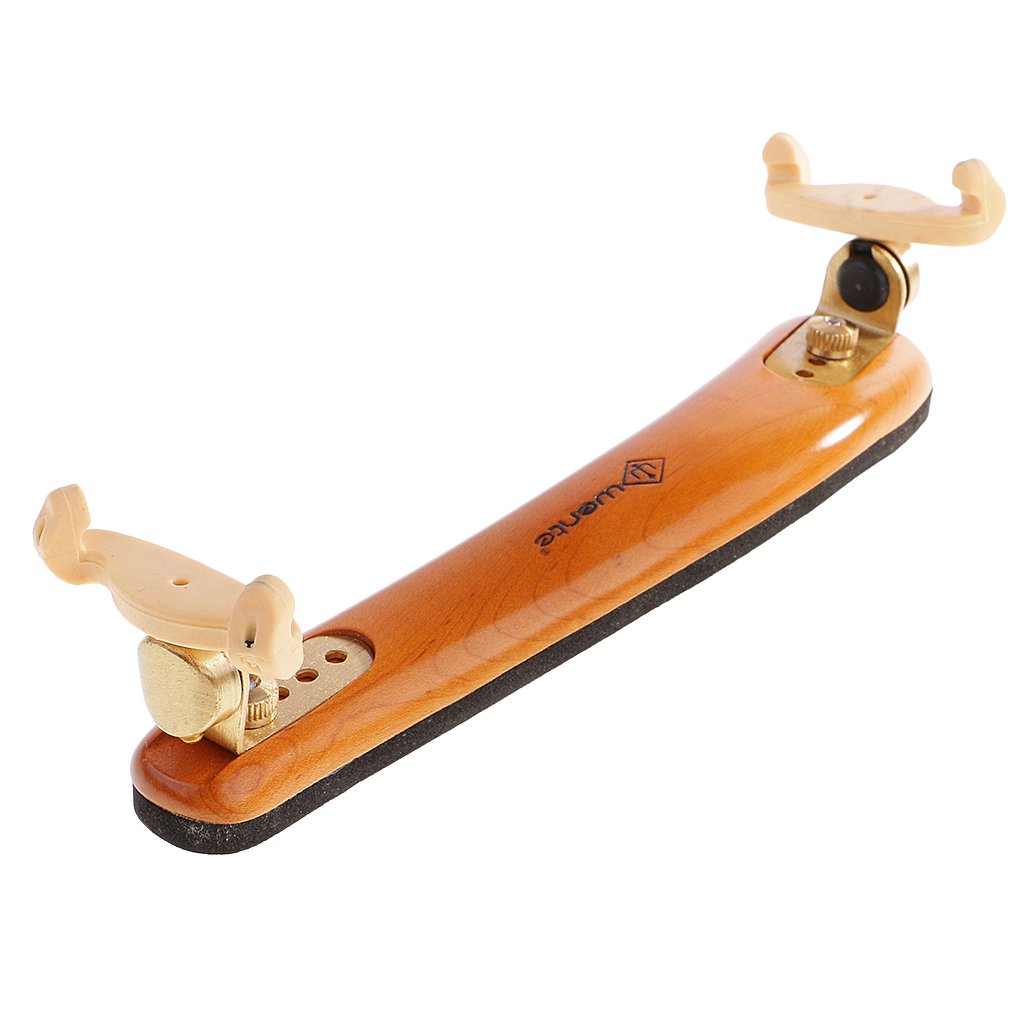 Rare Violin Instrument Shoulder Rest 1/2-2/4 Adjustable Wooden Holder ...