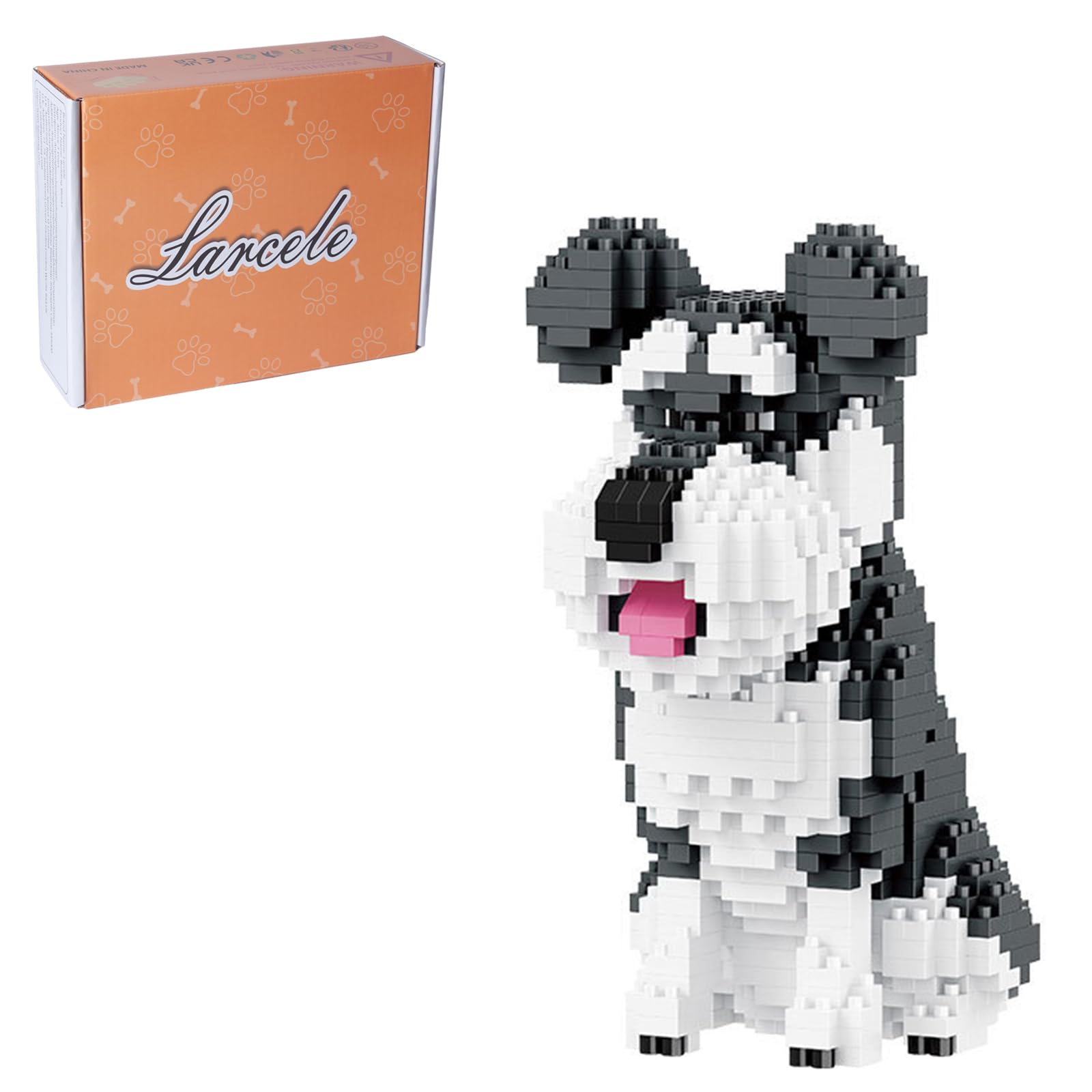 Snapklik.com : Larcele Mini Building Blocks Animal Set, DIY Micro 3D ...