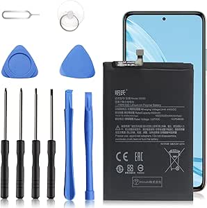 for red Note 9S BN55 Battery 4.45V 4920mAh Replacement Battery UL ...